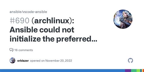 Archlinux Ansible Could Not Initialize The Preferred Locale Unsupported Locale Setting