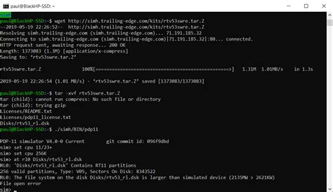 PDP 11 Can No Longer Attach RT 11 5 3 Disk Image Issue 704 Simh