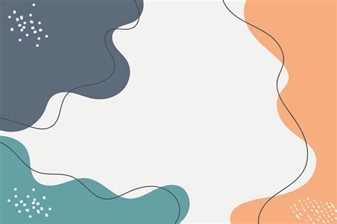 유기적 인 모양과 파스텔 색상의 손으로 선을 그리는 추상적 인 배경 텍스트를위한 공간이있는 현대적인 디자인 템플릿 브랜딩 디자인을위한 최소한의 세련된 커버 0명에 대한 스톡