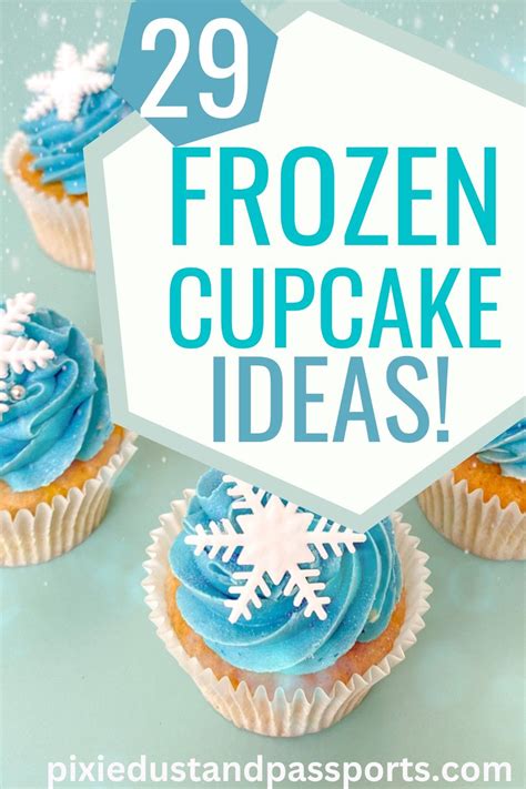 Frozen Cupcake Ideas Frozen Cupcakes Frozen Theme Cupcakes Frozen