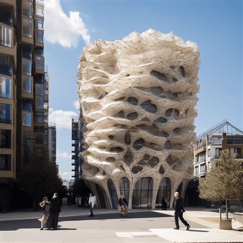 Facade Treatments Taking Inspiration From Wasps Nests Rmidjourney