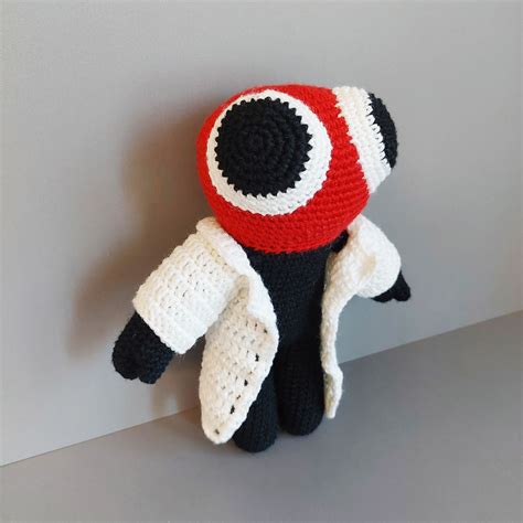 No 28 로블록스 레인보우 프렌즈 레드 인형 코바늘 무료 도안 Roblox Rainbow Friends Red Doll Crochet Free Pattern