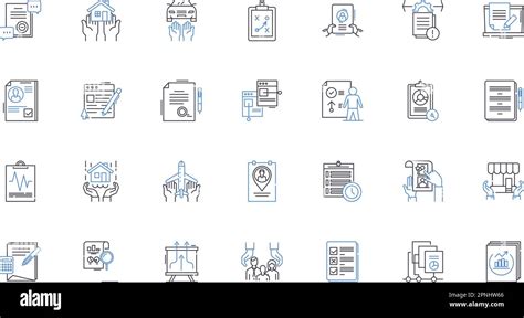 Warranty Line Icons Collection Protection Assurance Guarantee