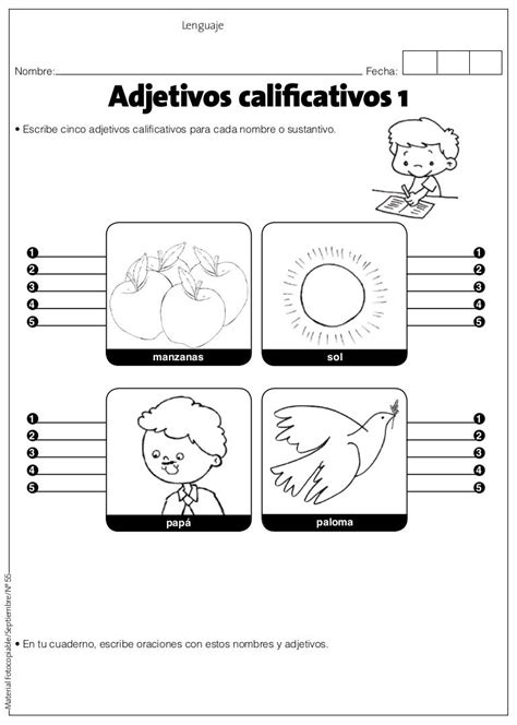 Los Adjetivos Calificativos Para Tercer Grado De Primaria Rencq