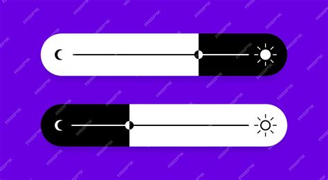 Premium Vector Brightness Slider Level Control Contrast And
