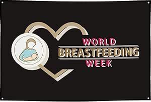 World Breastfeeding Week Breast Milk Awareness Backdrops