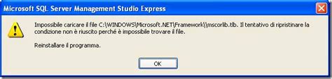 Errore Durante Lapertura Della Sql Server Management Studio Devadmin Blog