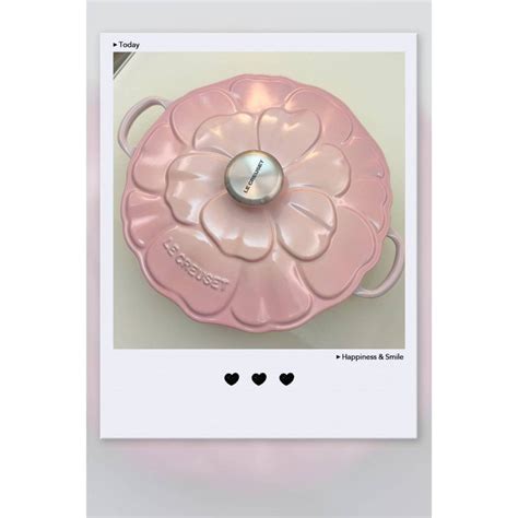 Le Creuset 輕荷花妍 貝殼粉 26公分 鋼頭 內鍋白 典藏琺瑯鑄鐵鍋淺底鍋 蝦皮購物