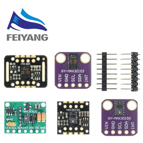 MH ET LIVE MAX30102 MAX30100 Heart Rate Sensor Module Puls Detection Blood Oxygen Concentration