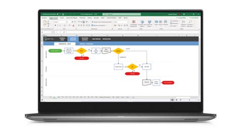 Process Mapping Excel Spreadsheet Template LUZ Templates