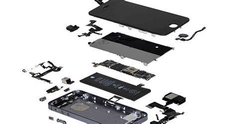 Iphone Se Exploded View Iphone Se As An Amalgam Of Iphone 5s Iphone 6 And Iphone 6s