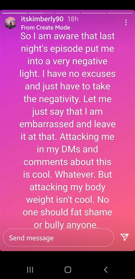 Kimbaaalllyy Im Aware I Tried To Bully Usman Into Sex On Tv Im