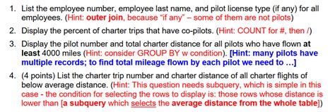 Solved Please Create And Execute Sql Queries To Complete The