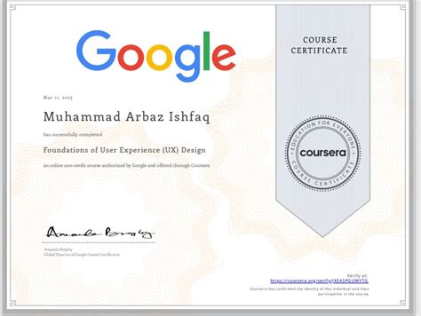 Muhammad Arbaz Ishfaq On Linkedin Uxdesign Userexperience Coursera