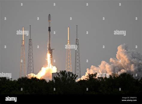 A Spacex Falcon 9 Rocket Launches Two O3b Mpower Satellites For Ses Of