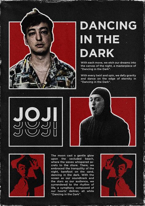 Joji Music Poster Brutalism Design Poster Joji Minimalist Design Joji Poster Room