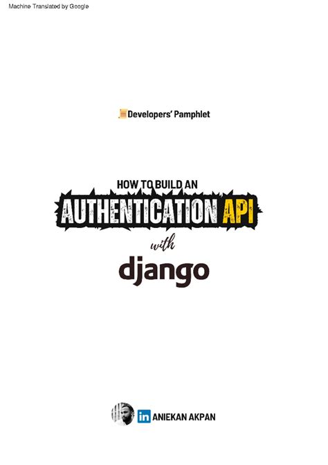 Authentication Api With Django IntroducciÓn Vamos A Empezar ¡hola