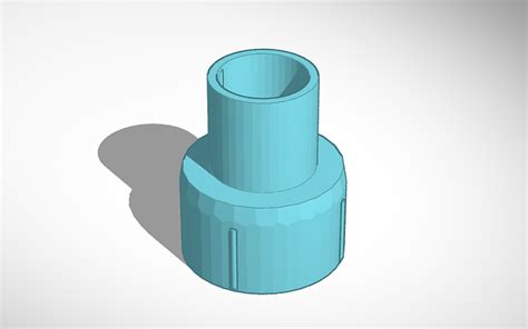 3d Design Shop Vac Adapter Tinkercad