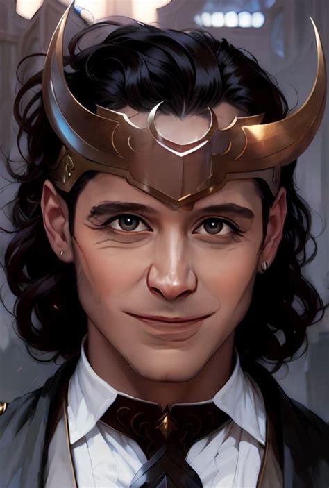 A Man In A Suit And Tie With Horns On His Head