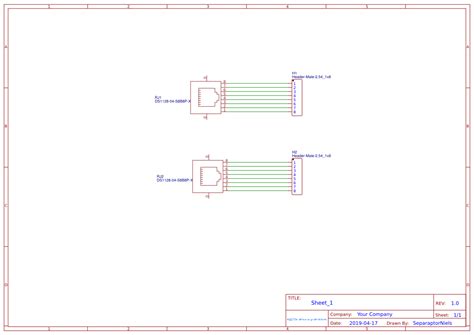 Ethernet Breakout Double EasyEDA Open Source Hardware Lab