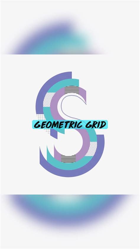 Geometric Grid Typography Grid Typography Graphic Geometric Grid