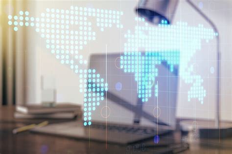 현대 컴퓨터 배경 세계화 개념에 추상 창조적 인 디지털 세계지도 다중 노출 0명에 대한 스톡 사진 및 기타 이미지 0명 개념 개념과 주제 Istock