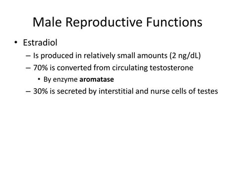 Ppt Male Reproductive Functions Powerpoint Presentation Free