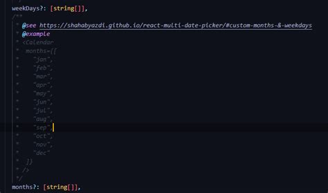 Weekdays Months Type Problem · Issue 24 · Shahabyazdireact Multi