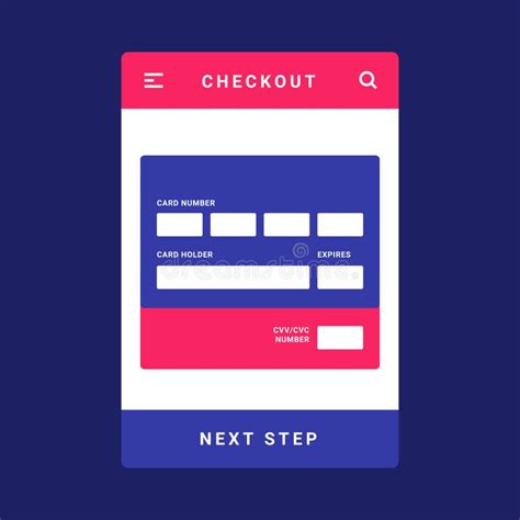 Ui Ux And Gui Template Layout For Mobile Apps Stock Vector Illustration Of Design Download