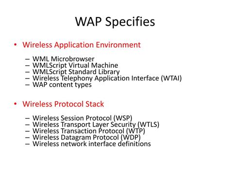 Ppt Wireless Application Protocol Wap Powerpoint Presentation Free Download Id 5666271