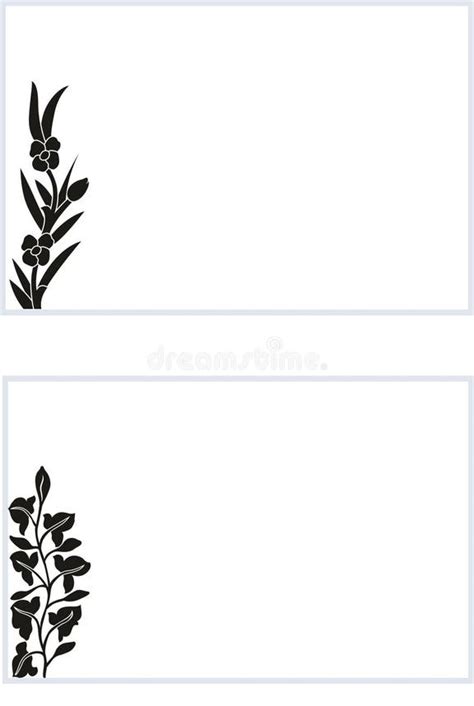 Floral Border Pattern Frame Design Vector Illustration Stock Vector Illustration Of Coreldraw