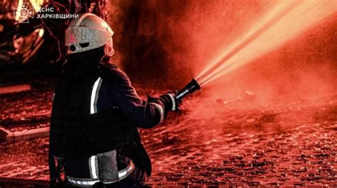 Вражеская атака на Харьков в городе возник пожар Украинская правда