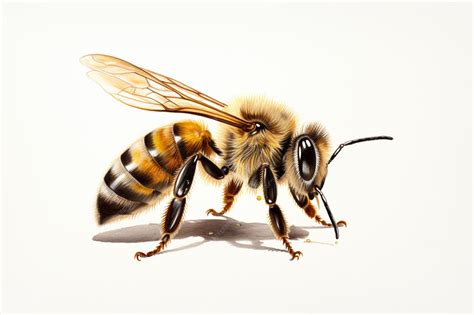 Premium Ai Image Honey Bee Pose Png