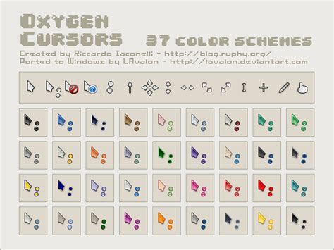 Oxygen Cursor Pack Skinpack