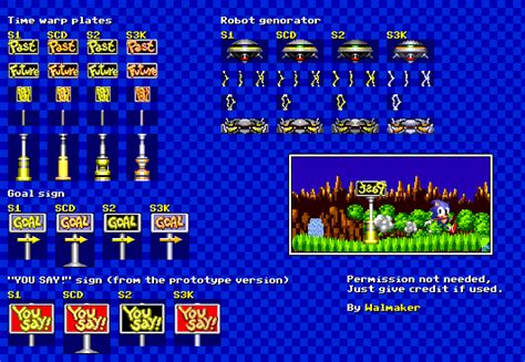 Remade The Sonic Cd Objects In The Style Of The Other Games R