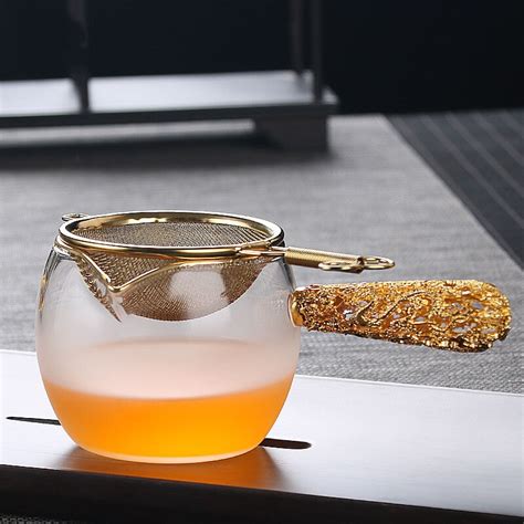 Цедка за чай от неръждаема стомана Чайник на света