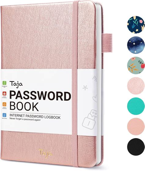 Taja Password Keeper Book With Alphabetical Tabs，small Password Books