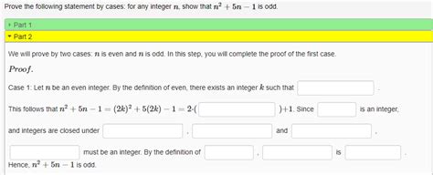 Solved Prove The Following Statement By Cases For Any Chegg