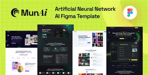 Munai Ai Writer And Copywriting Figma Template By Themesflat Themeforest