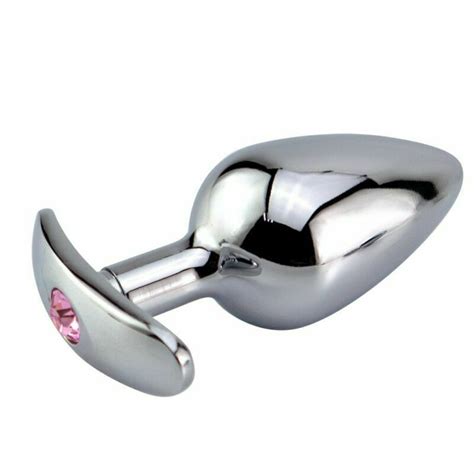 3 Size Woman Jewel Metal Anal Butt Plug Orgasm Stimulator Adult Sex Toy