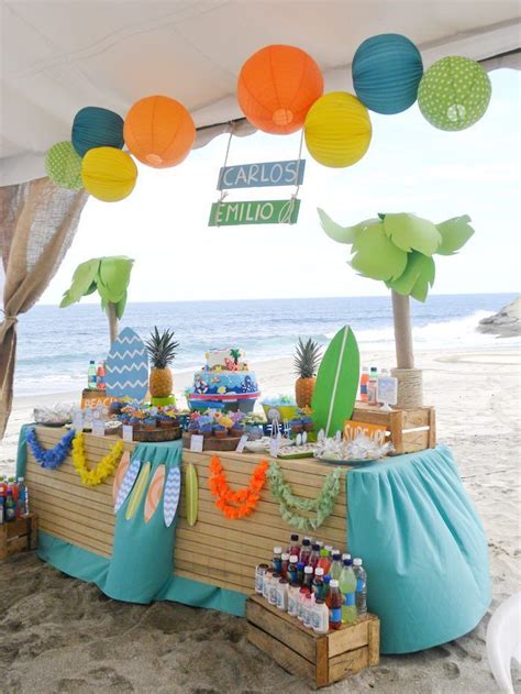 Resultado De Imagen Para Thematic Party Surf Beach Birthday Party