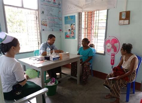 Myanmarnationalpost ထန်းတပင်မြို့နယ်၌ သွေးတိုး၊ ဆီးချို၊ နှလုံးသွေးကြောကျဉ်းရောဂါဝေဒနာရှင်မ