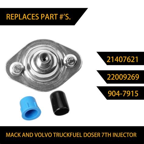 Fuel Doser 7th Injector For 2012 17 Volvo Truck Vah Vad Vnl Vnm D11 D13