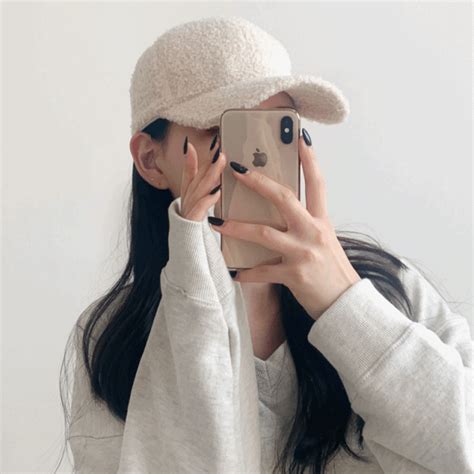 플랫 뽀글이 무지 양털 볼캡 모자 3color 에이블리