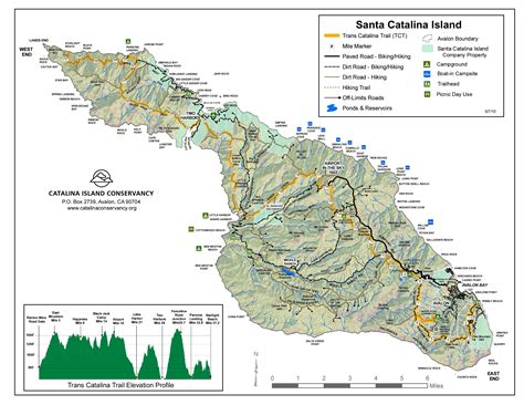 Map Of Catalina Island Conservancy