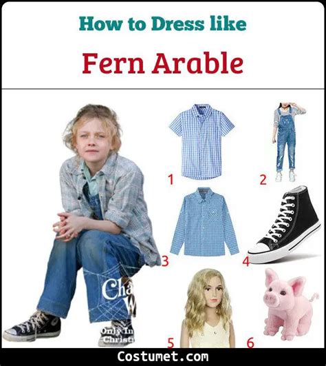 Fern Arable Charlottes Web Costume For Halloween