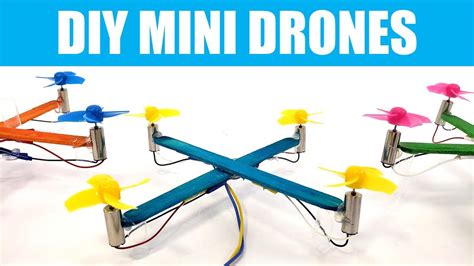 how to control a diy mini drone with an arduino™ science project