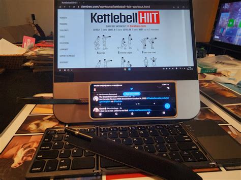 Samsung Fold 4 Nexpad Foldable Keyboard With Track Pad And Stylus Enjoying Setup Now R Nexdock