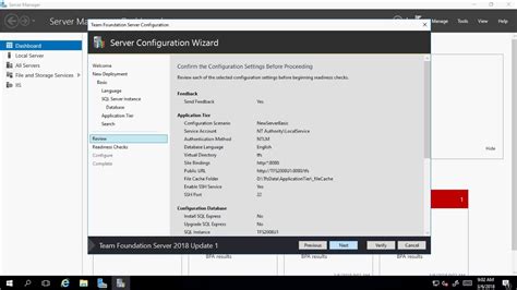 Install And Configure Tfs 2018 Update 1 Youtube