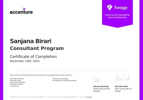 Sanjana Birari On Linkedin Accentureindia Accenturecareers Accenturetechnology Forage…